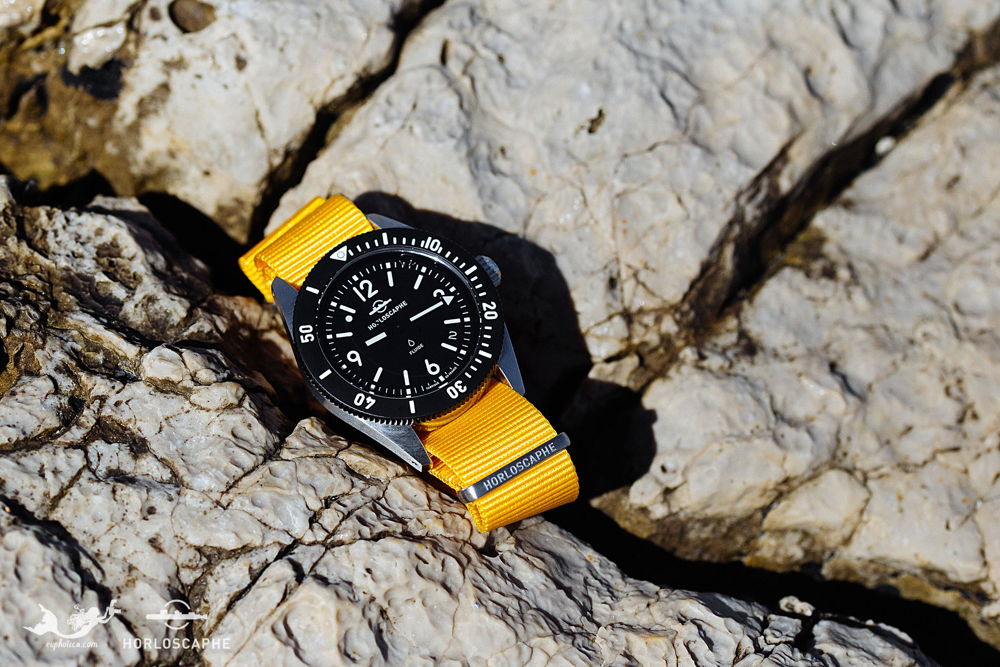 Yellow Strap Nato Nylon - Horloscaphe Watches