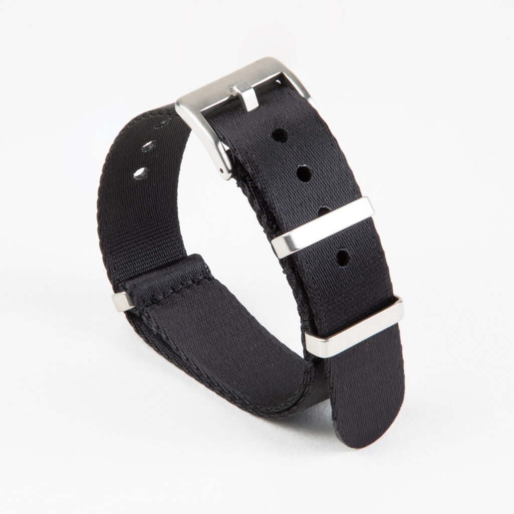 Black Strap Nato Seat Belt - Horloscaphe Watches